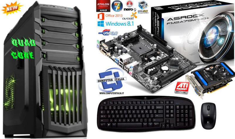 Offerta Pc Gaming Professionale Quad Core Amd Miglior Prezzo Roma